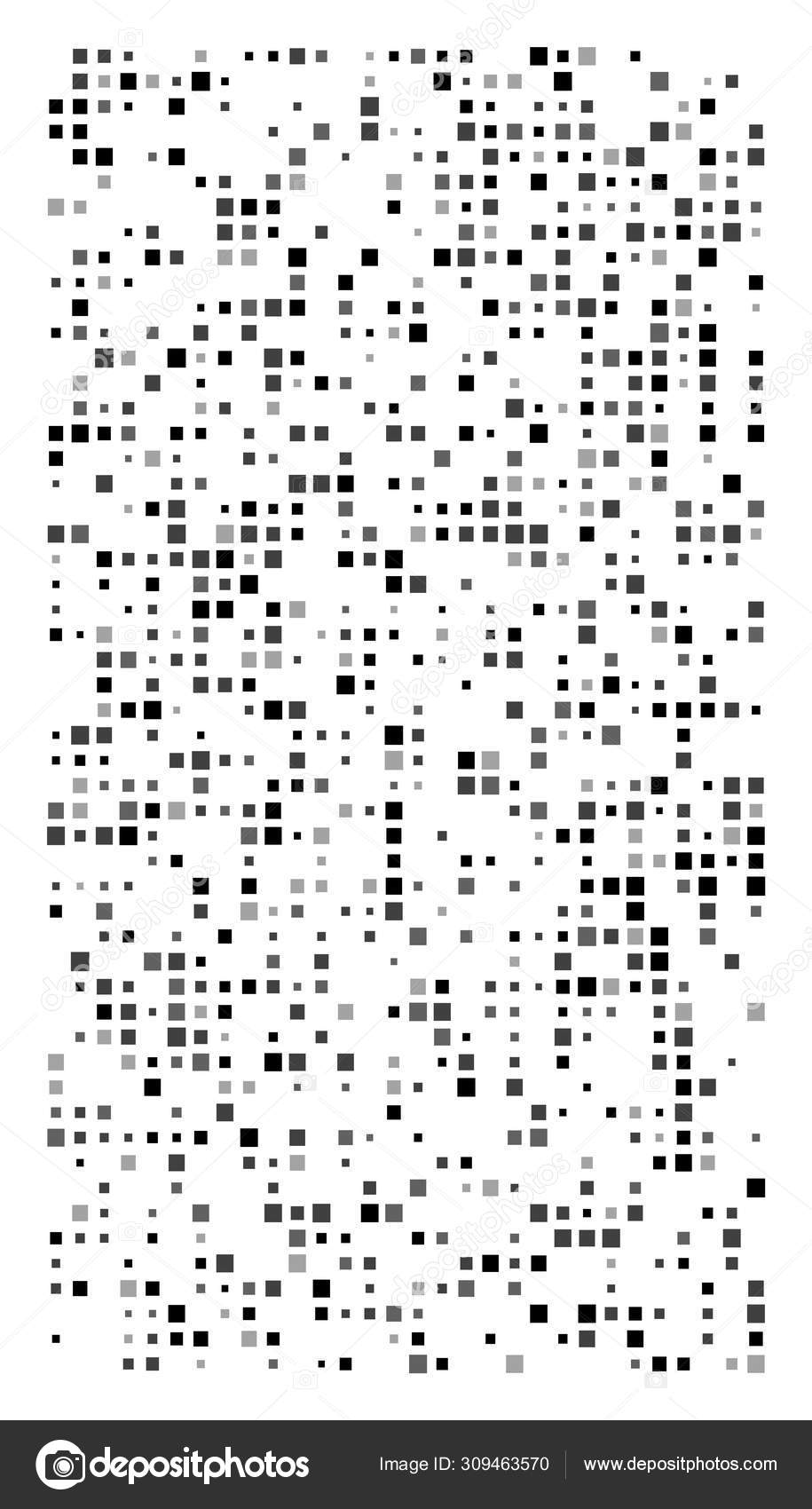 Squares pixelated, block pixels random mosaic pattern / backgrou Stock ...