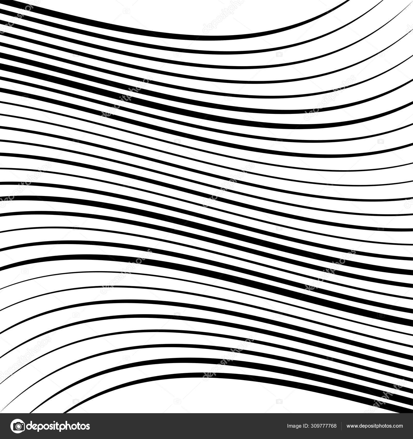 Ondulación geométrica, líneas paralelas onduladas. Ondulación, líneas ...