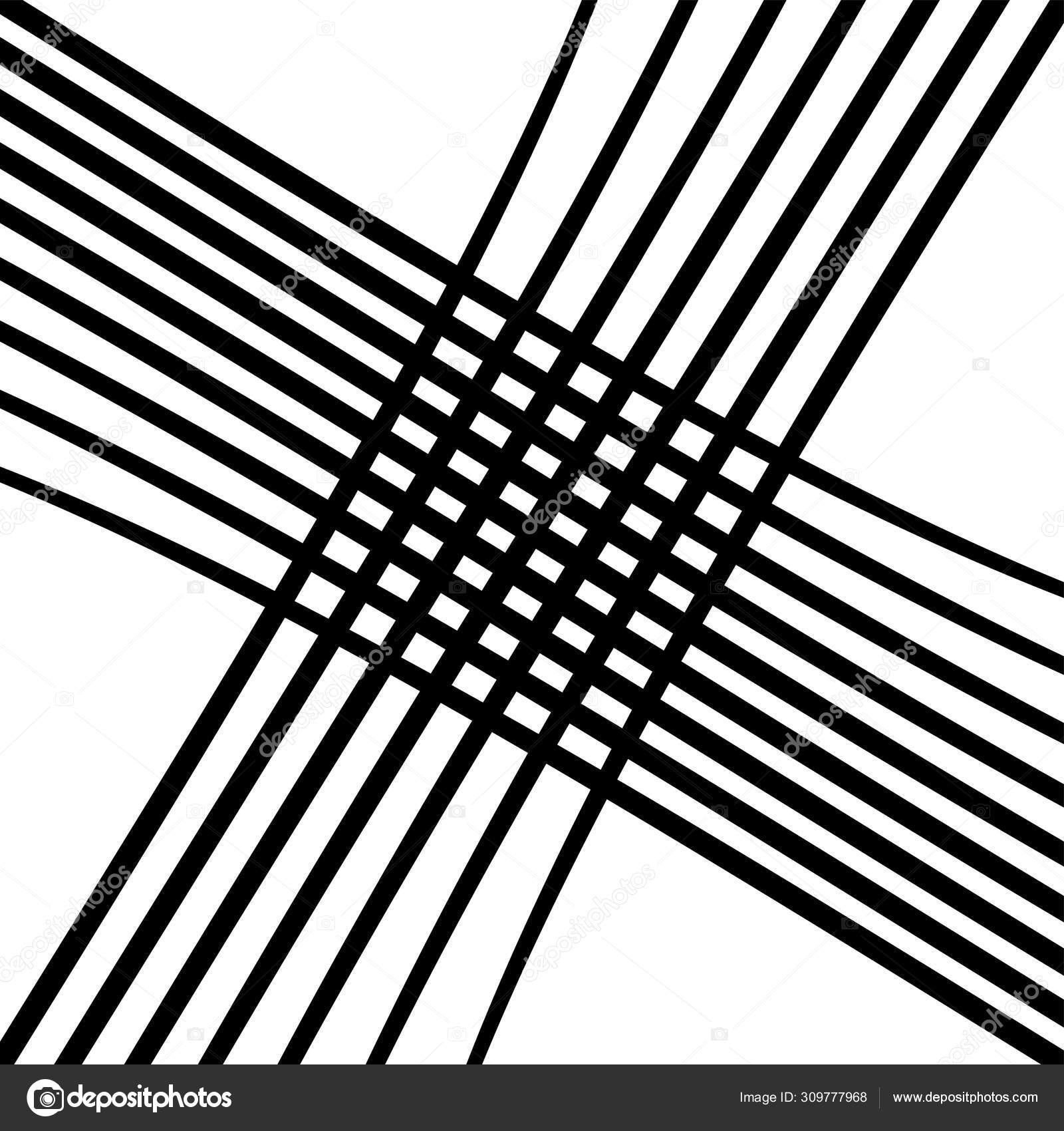 Stretch grid, mesh. Waving, wavy intersect lines. Interlock, tan Stock ...