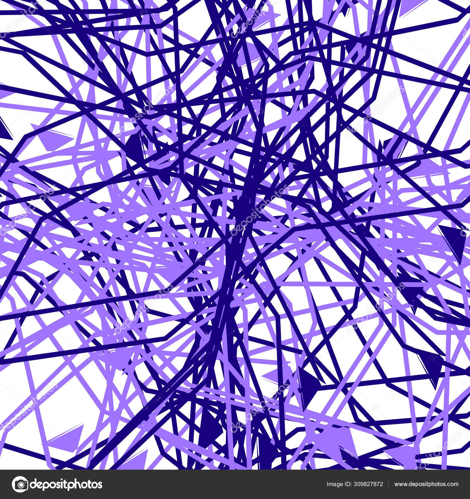 Colorful, duotone abstract art with deformation, distortion effe Stock ...