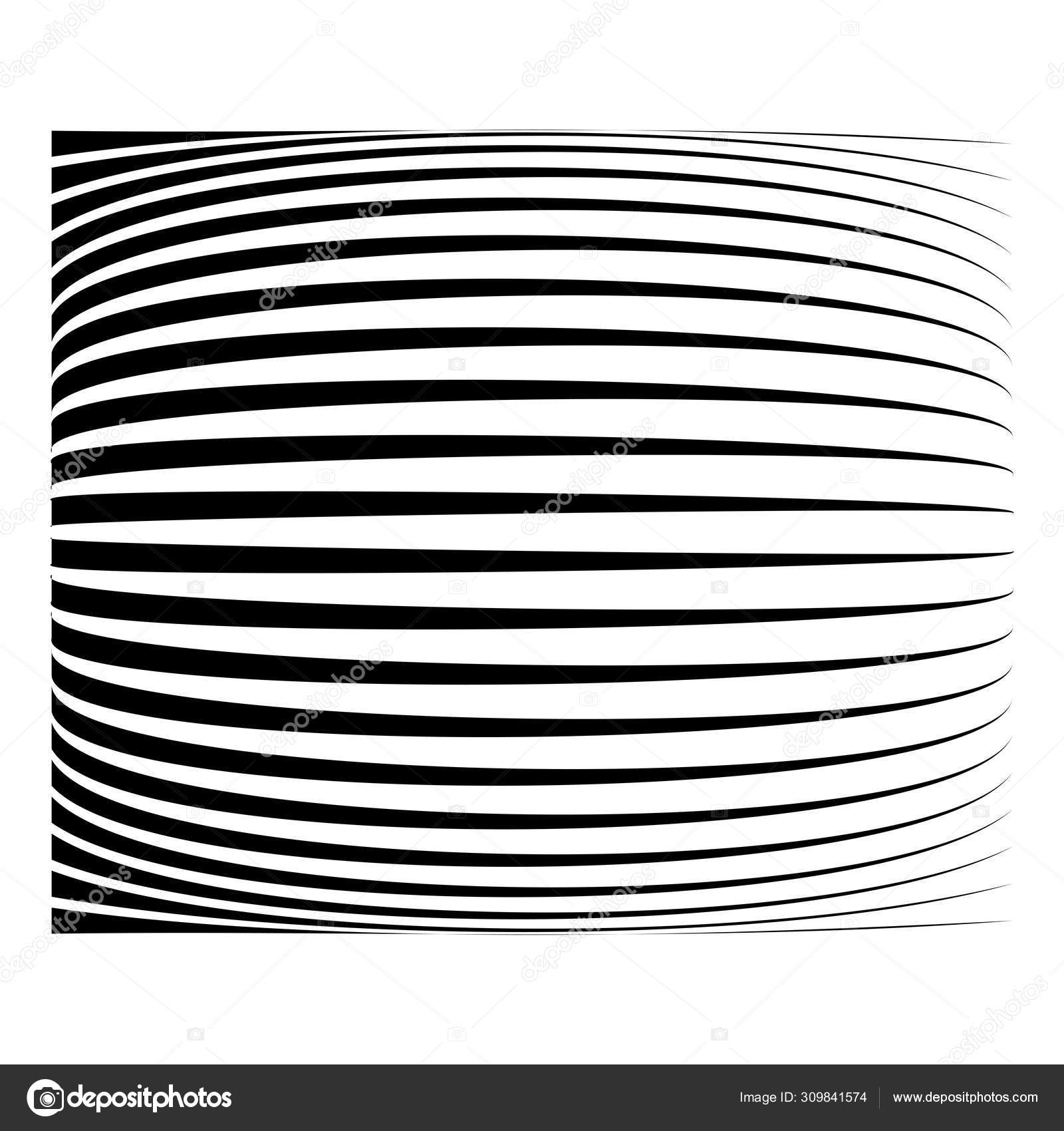 Spherical, globe circular distort effect pattern. Curved bulge, Stock ...