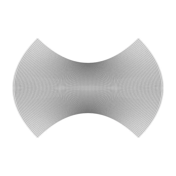 Geometric shape with oblate, squeeze, flattened effect. distorte Stock ...