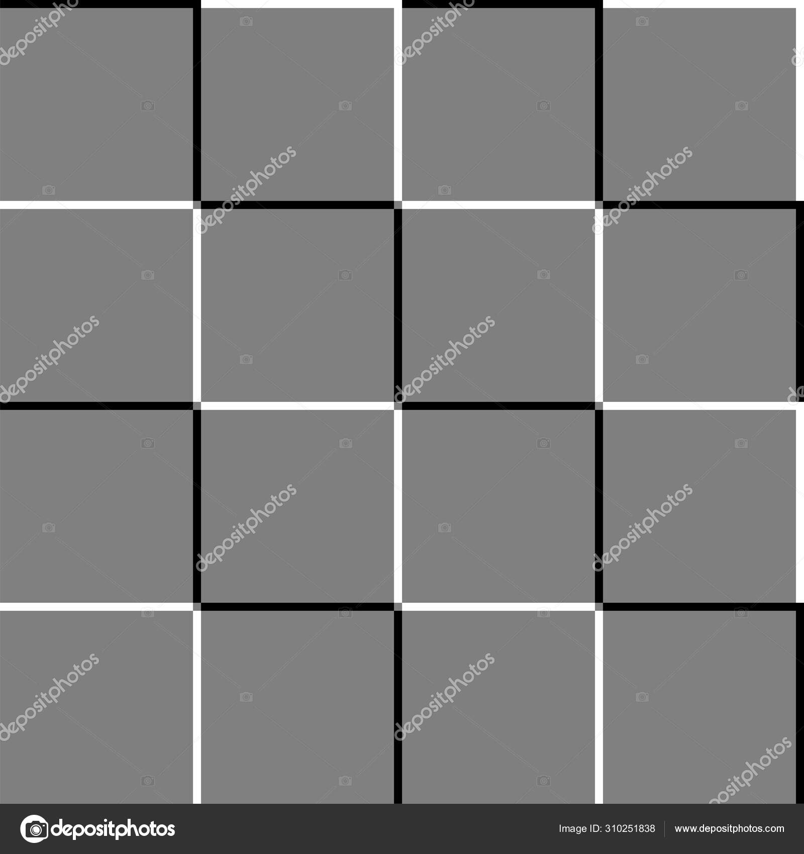 Offset squares seamless geometric pattern. Emboss, indent square Stock ...