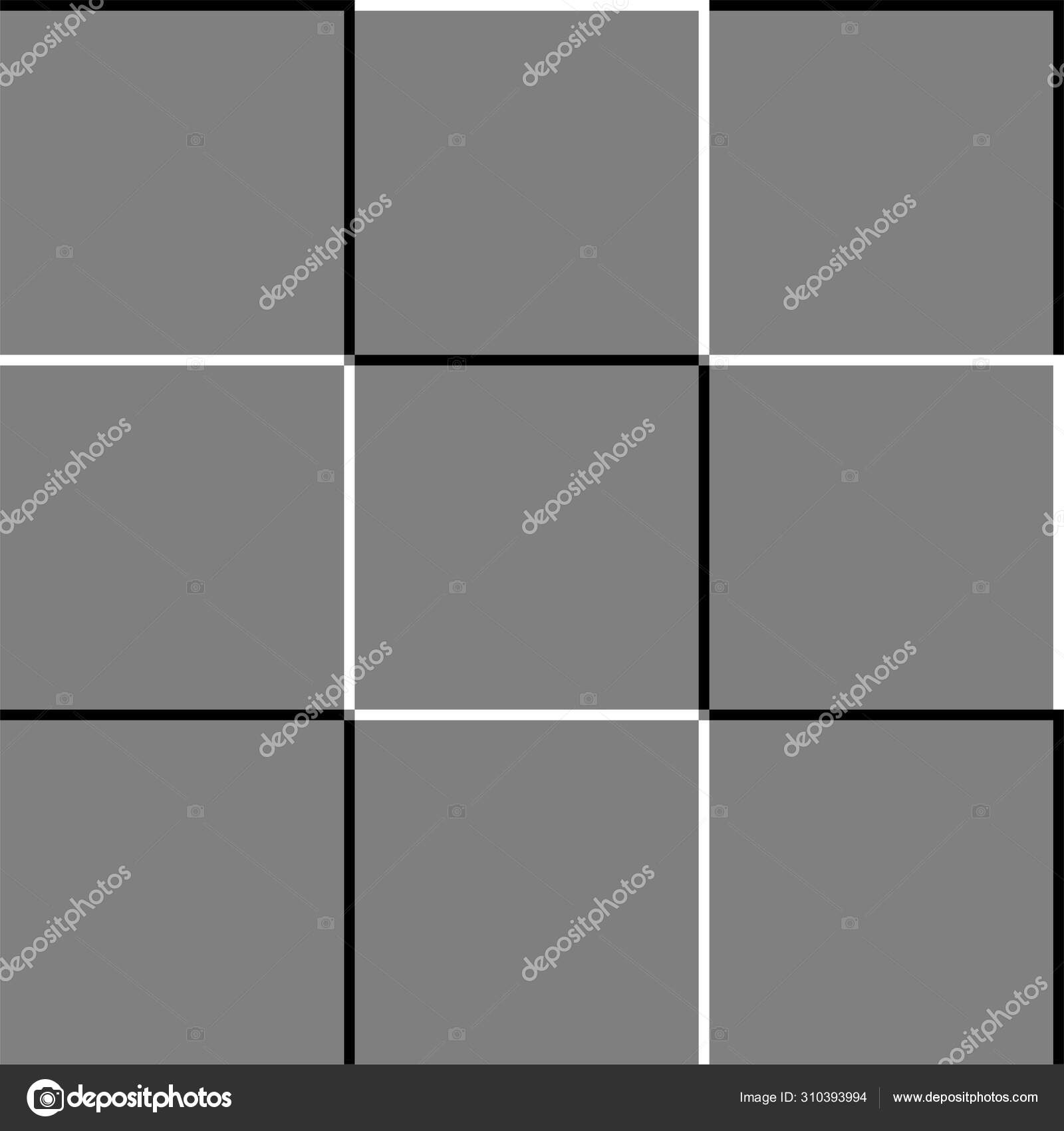 Offset squares seamless geometric pattern. Emboss, indent square Stock ...