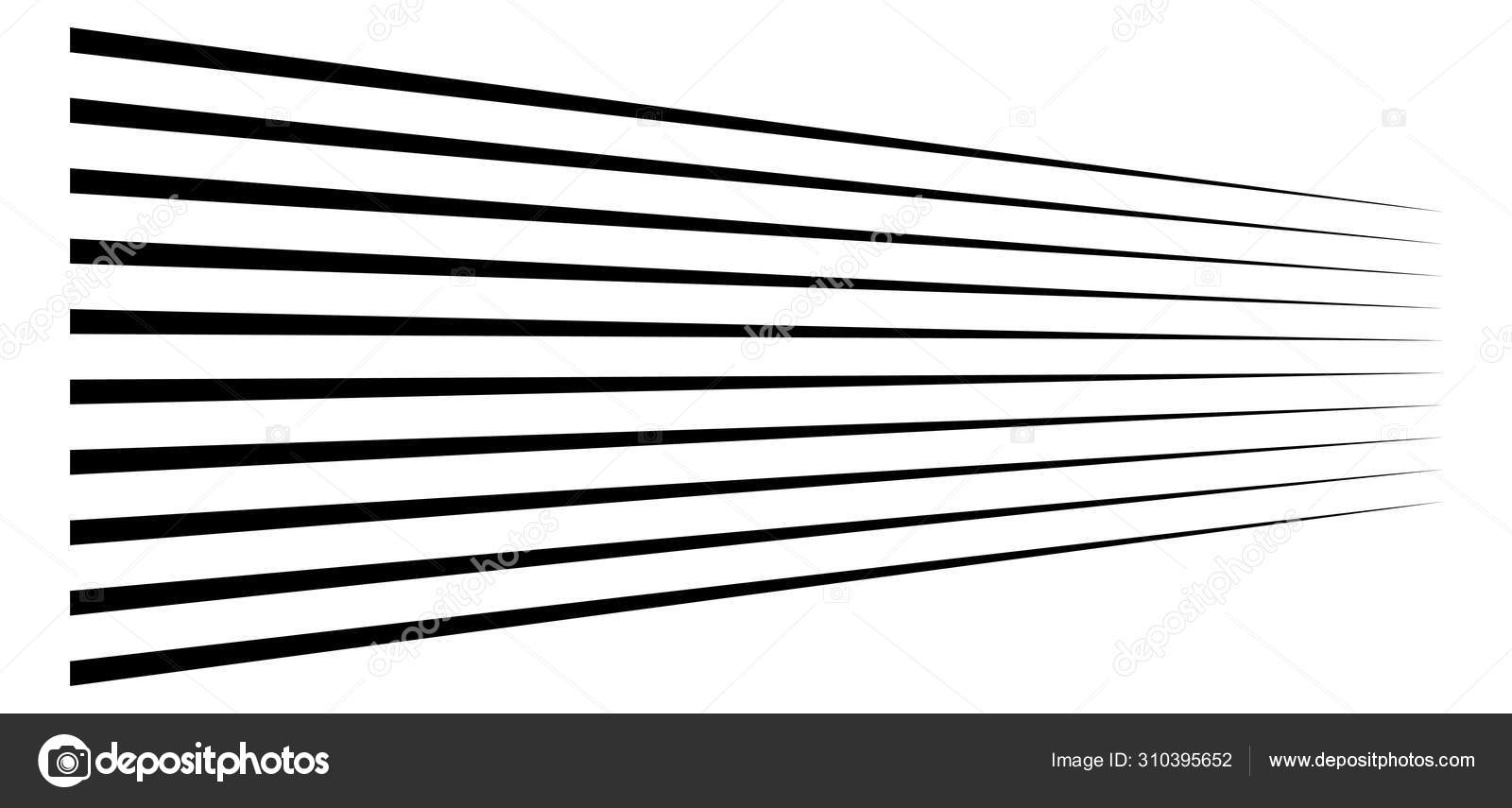 3d lines. Straight parallel stripes in perspective. Strips, stre Stock ...