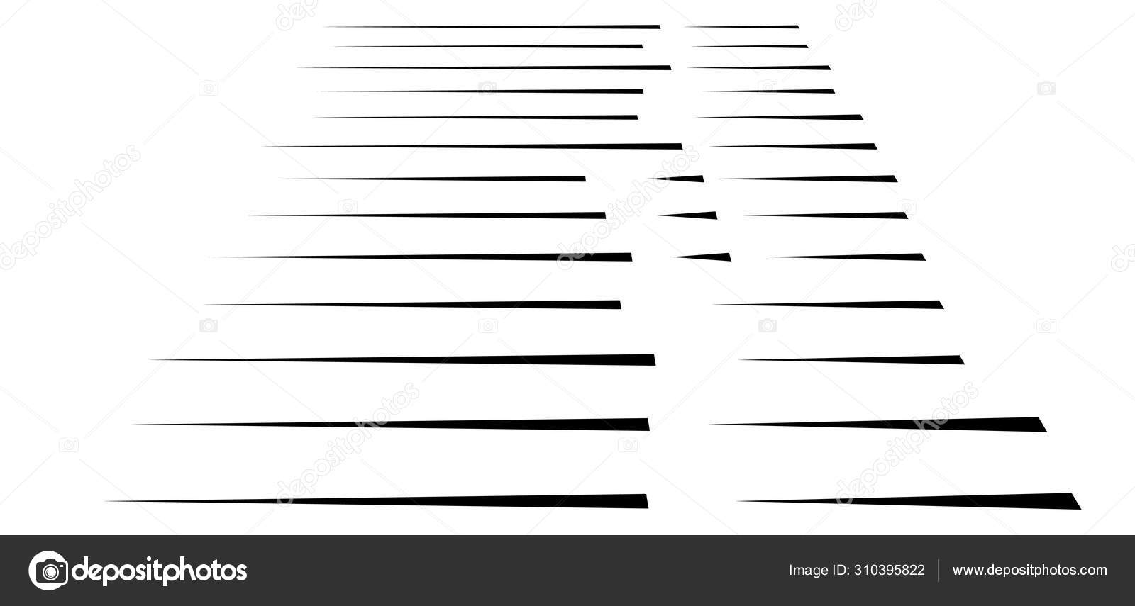 Irregular lines in 3d perspective. segments stripes, streaks, st ...