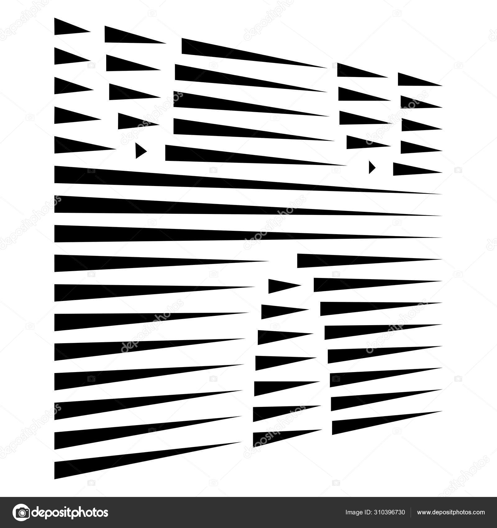 Dynamic dashed, segmented lines pattern. irregular stripes. stra Stock ...