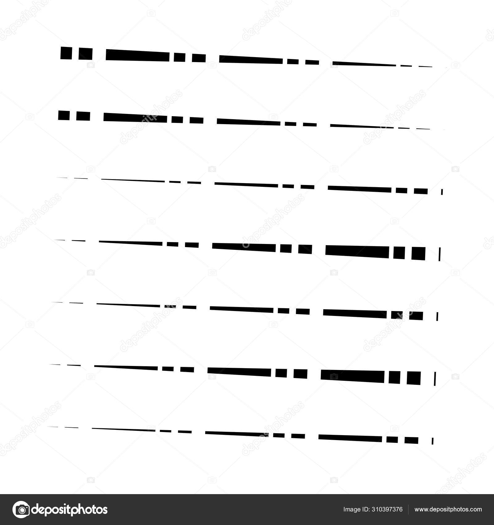 Líneas segmentadas, discontinuas, rayas patrón geométrico abstracto ...