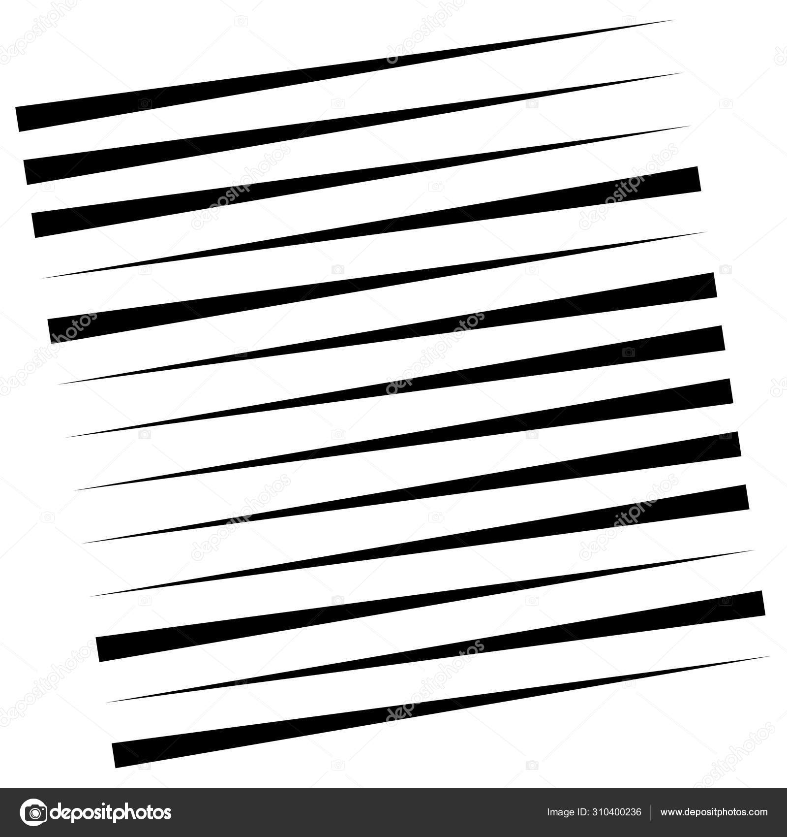 Random lines element. Random horizontal lines. Irregular straigh Stock ...