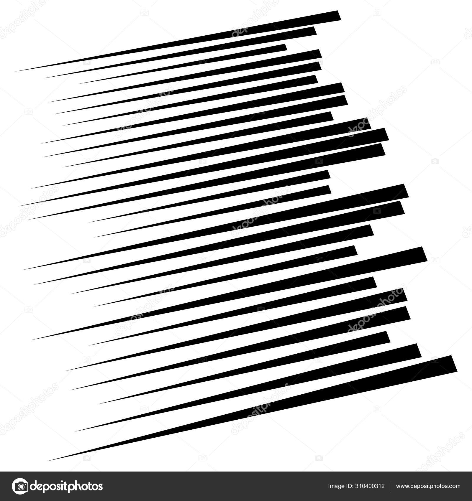 Random lines element. Random horizontal lines. Irregular straigh Stock ...