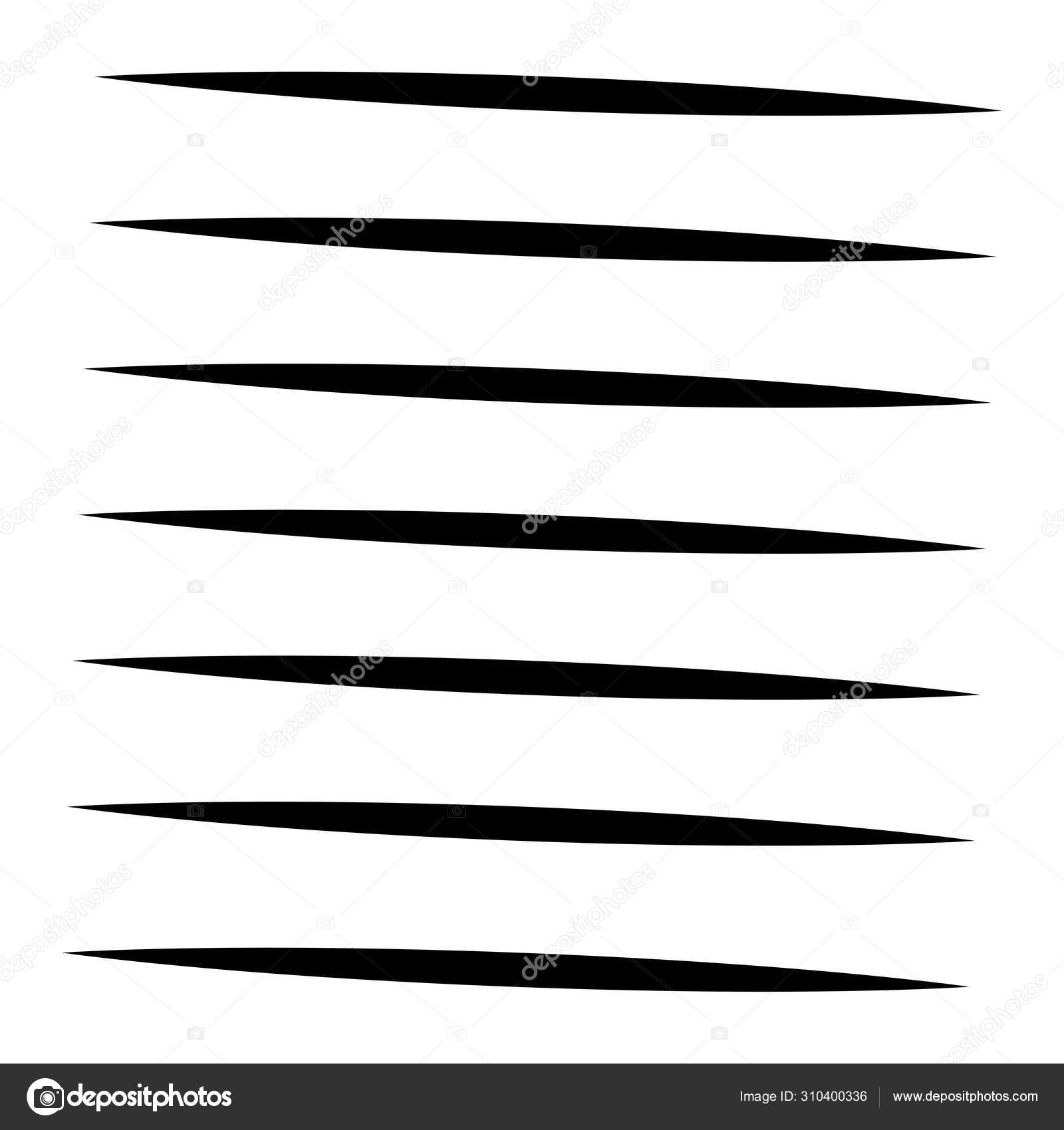 Horizontal lines geometric element. Straight parallel lines, str Stock ...