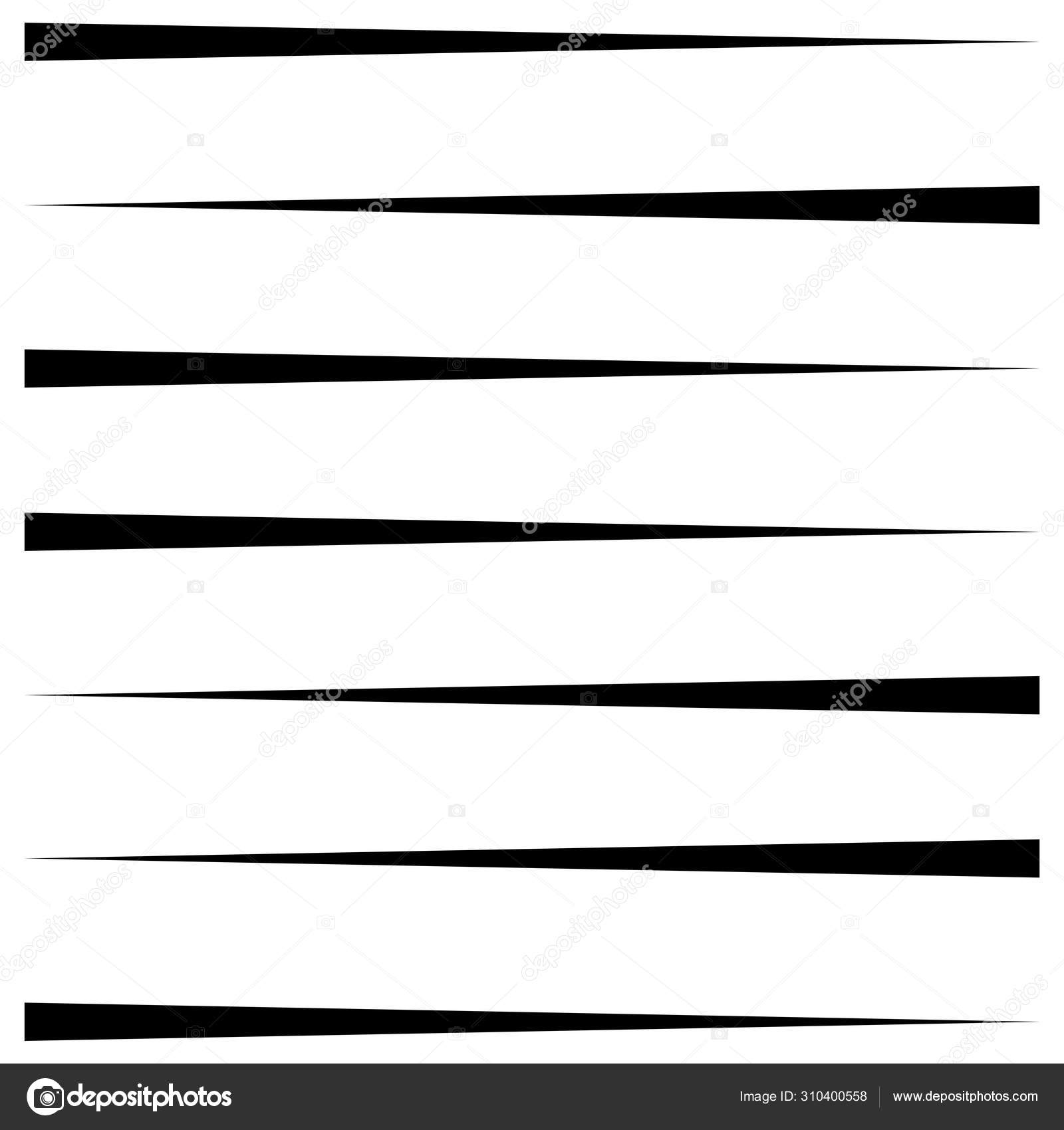 Random lines element. Random horizontal lines. Irregular straigh Stock ...