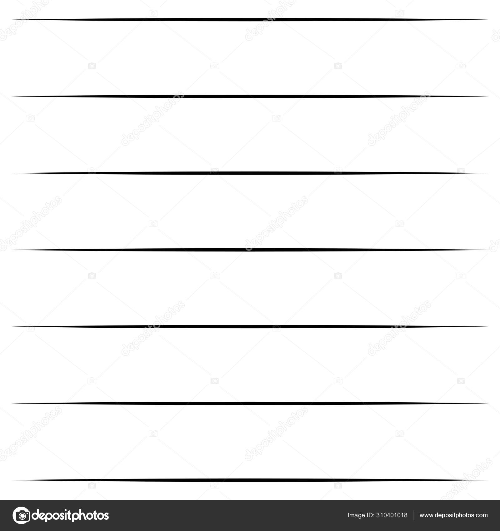 Líneas horizontales elemento geométrico. Líneas paralelas rectas, str ...