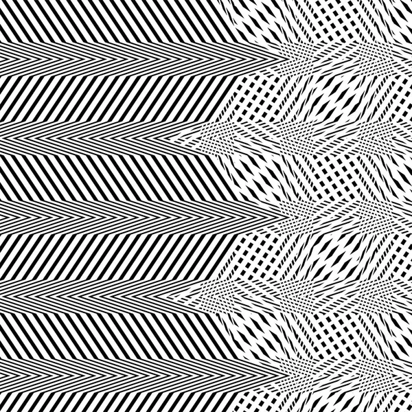 Interlace, interlocking lines. Curve, flex intersecting lines gr Stock ...