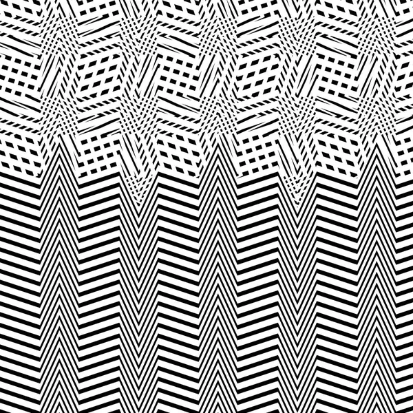 Interlace, interlocking lines. Curve, flex intersecting lines gr Stock ...