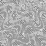 Interlace, interlocking lines. Curve, flex intersecting lines gr Stock ...