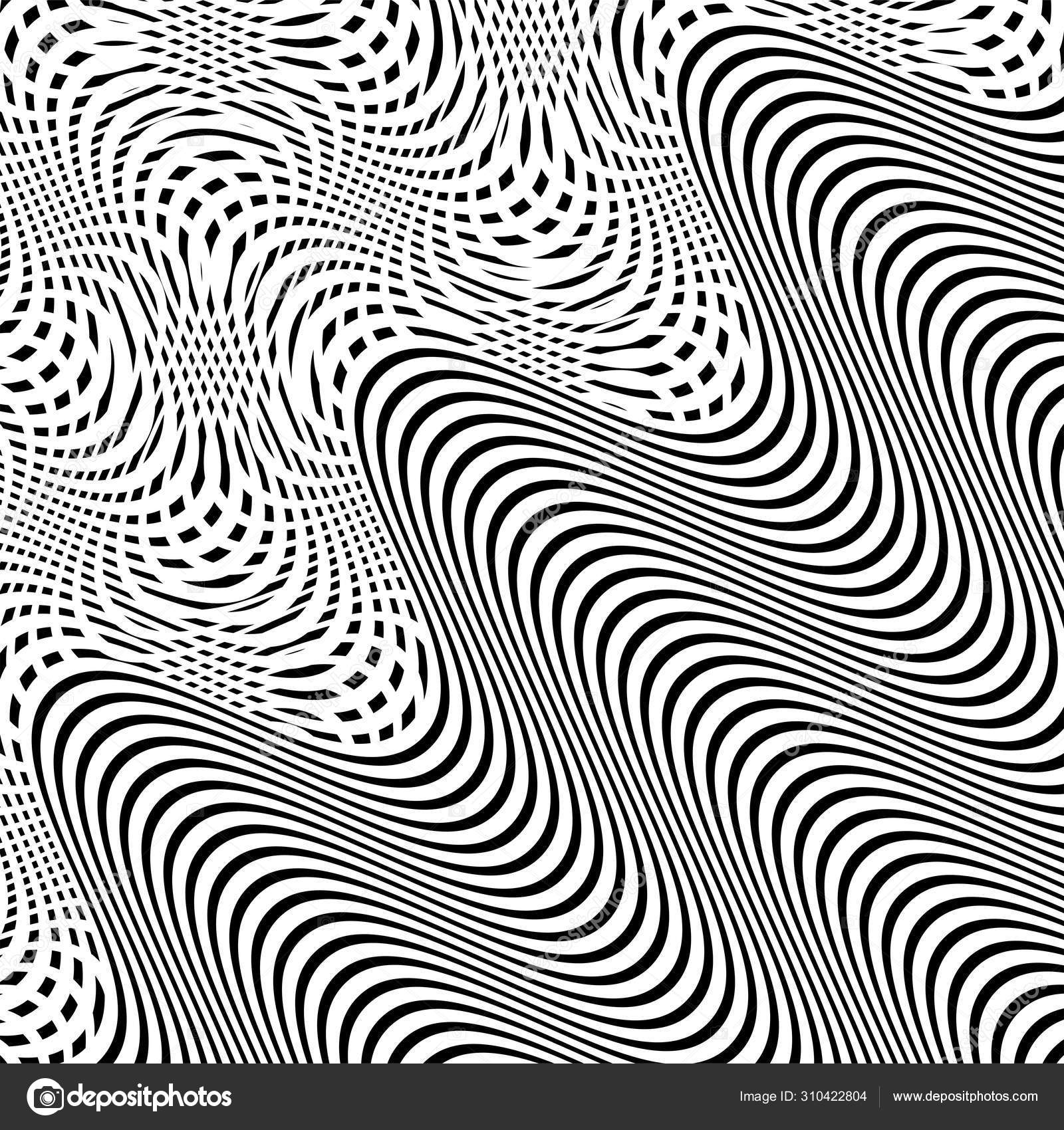 Interlace, interlocking lines. Curve, flex intersecting lines gr Stock ...