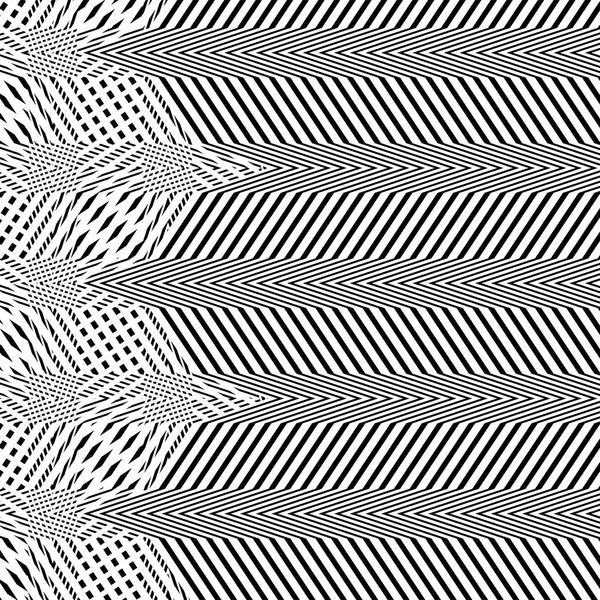 Interlace, interlocking lines. Curve, flex intersecting lines gr Stock ...