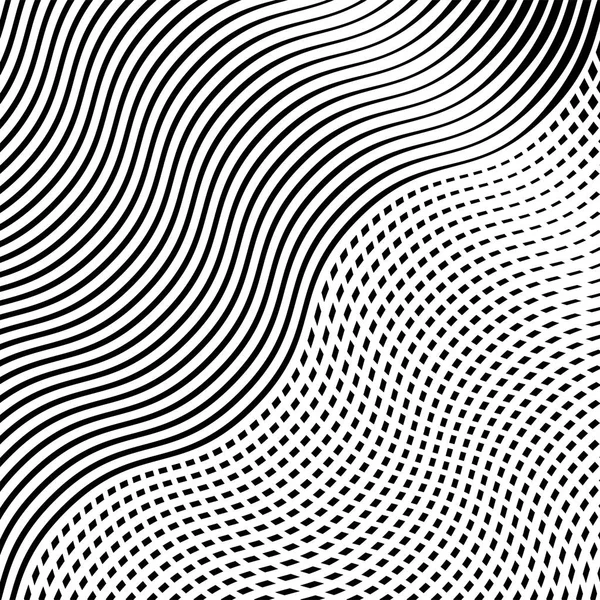 Interlace, interlocking lines. Curve, flex intersecting lines gr Stock ...