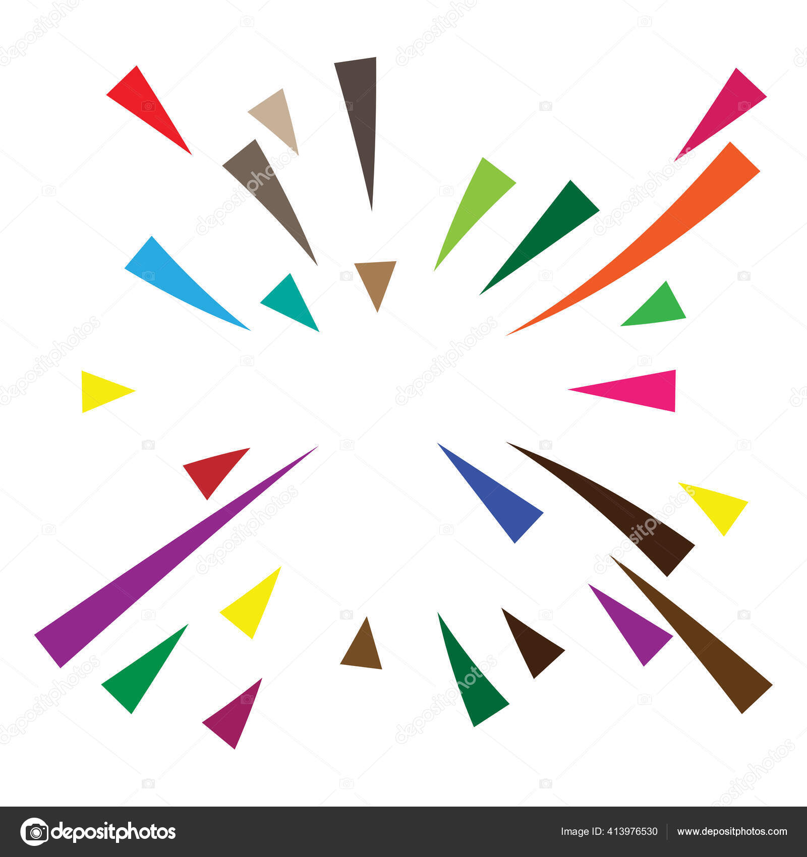 Radial Radiating Lines Abstract Burst Explosion Fireworks Concentric ...