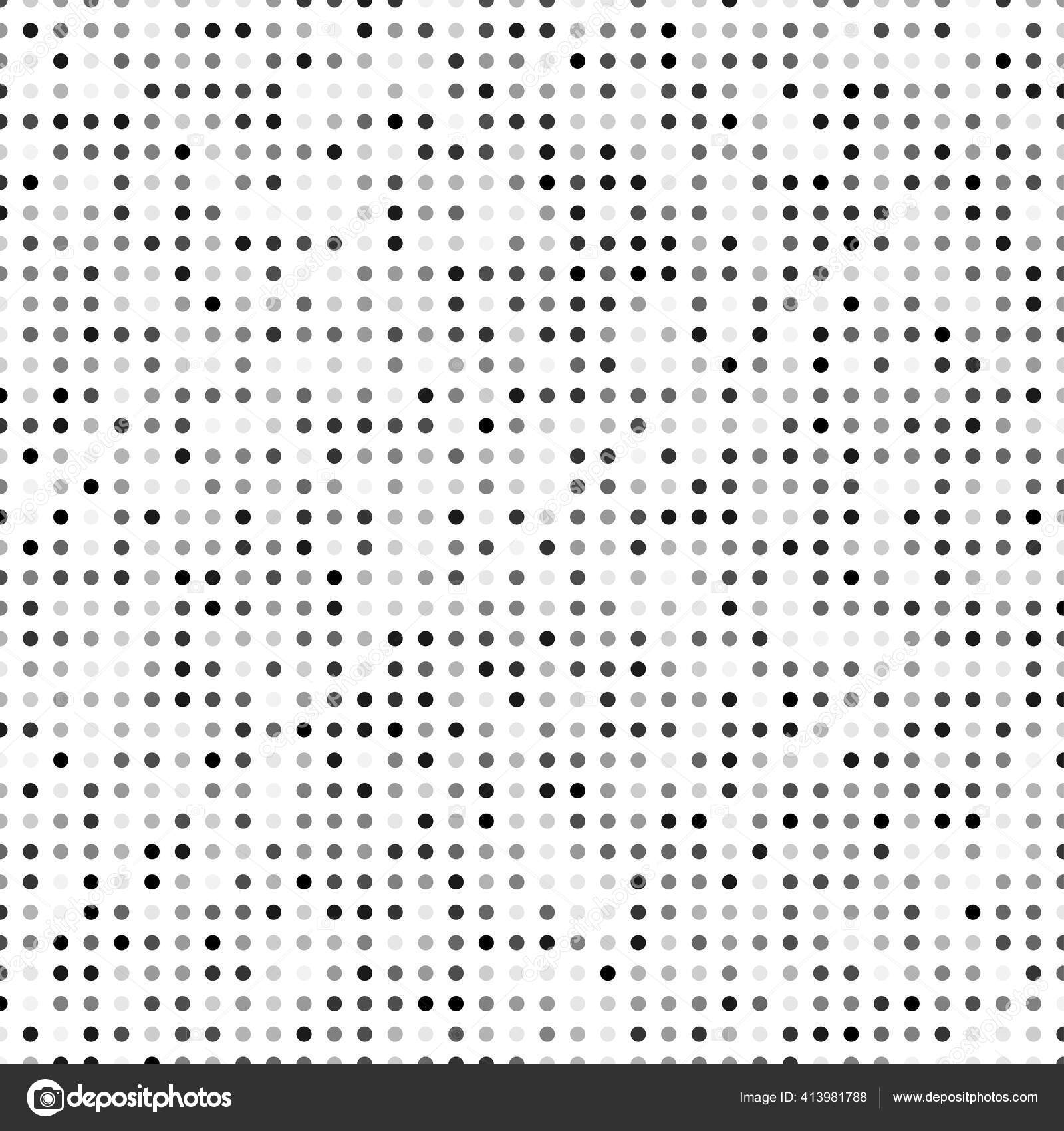 Circles Tileable Repeatable Black White Monochrome Dots Dotted Speckles Circular Stock Vector ...