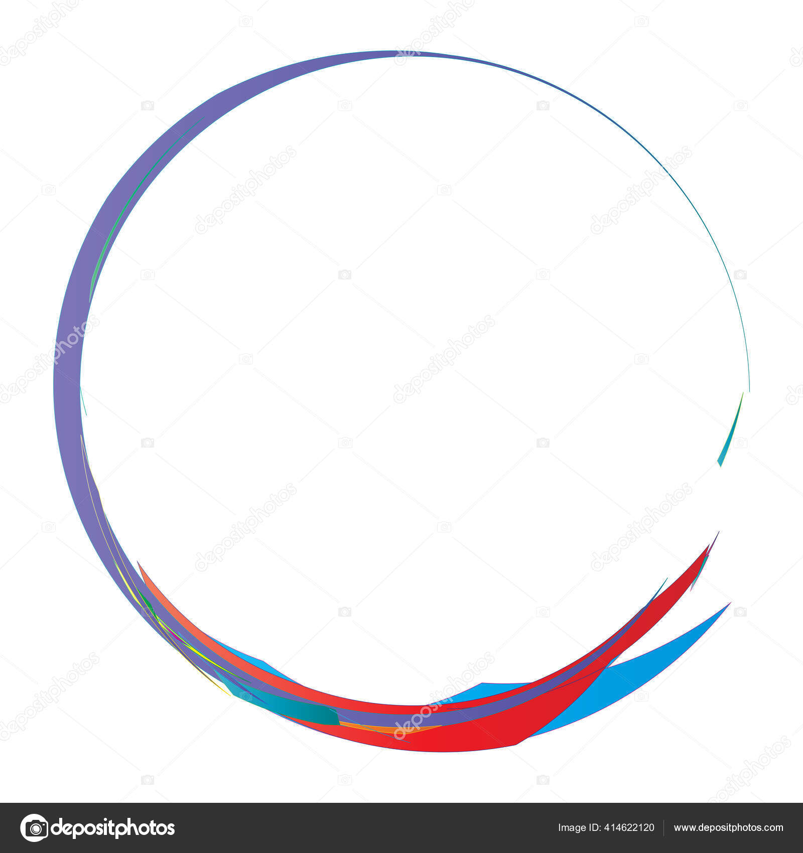 Circular Spiral Swirl Twirl Circle Vector Illustration Radial ...