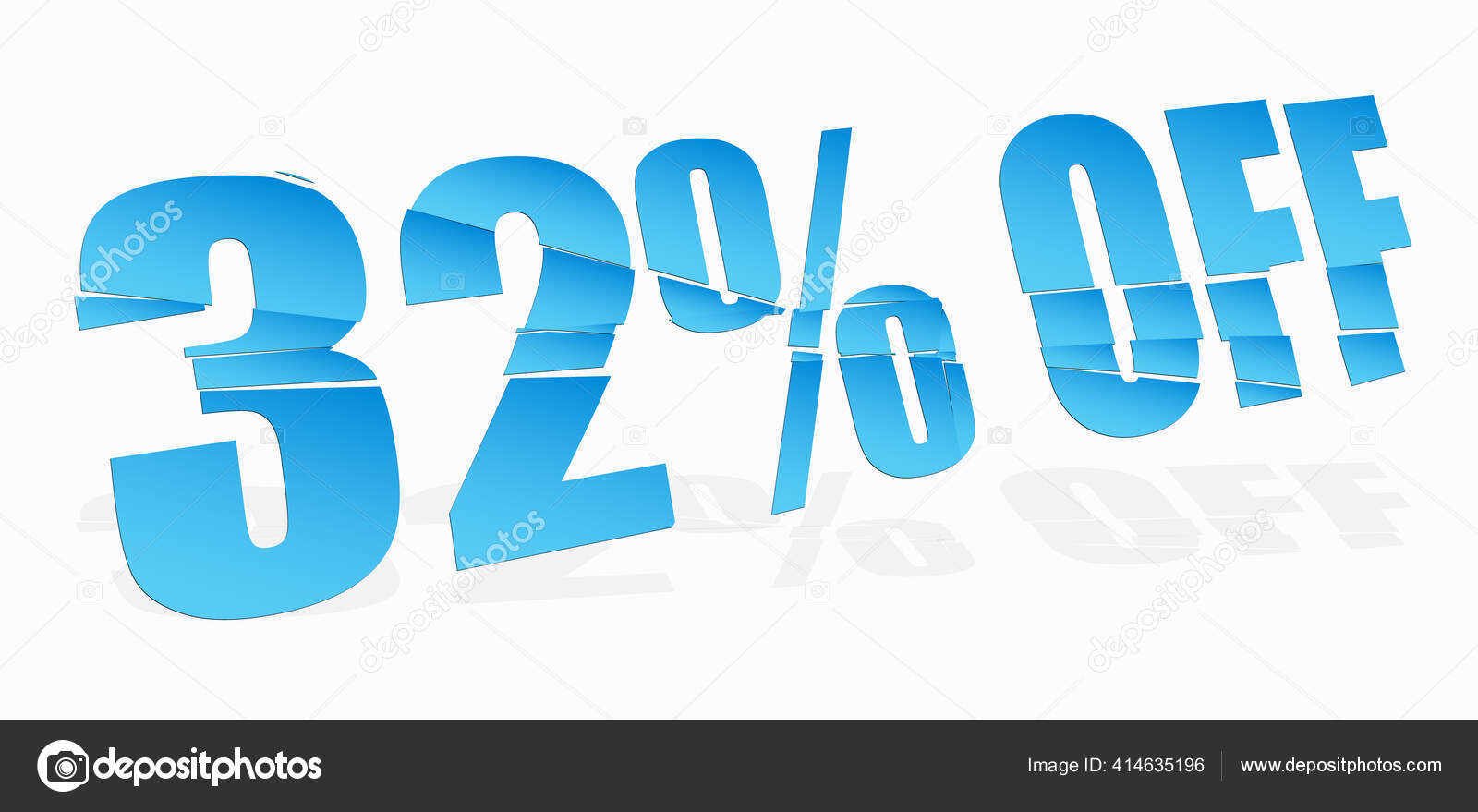 Cracked Smashed Splattered Exploding Percentage Discount Numbers ...