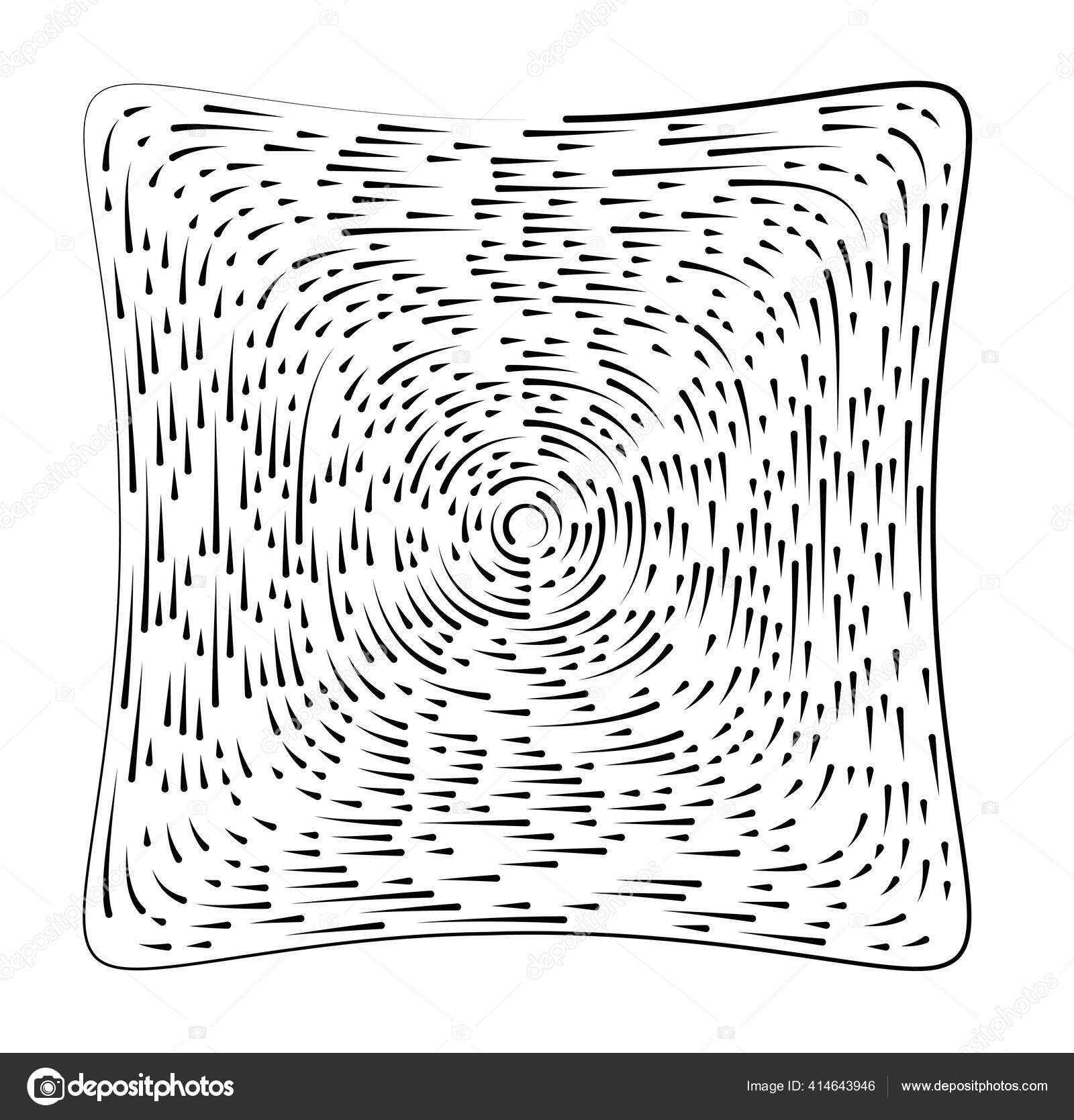 Squeeze Distortion Square Particle Element Abstract Geometric ...