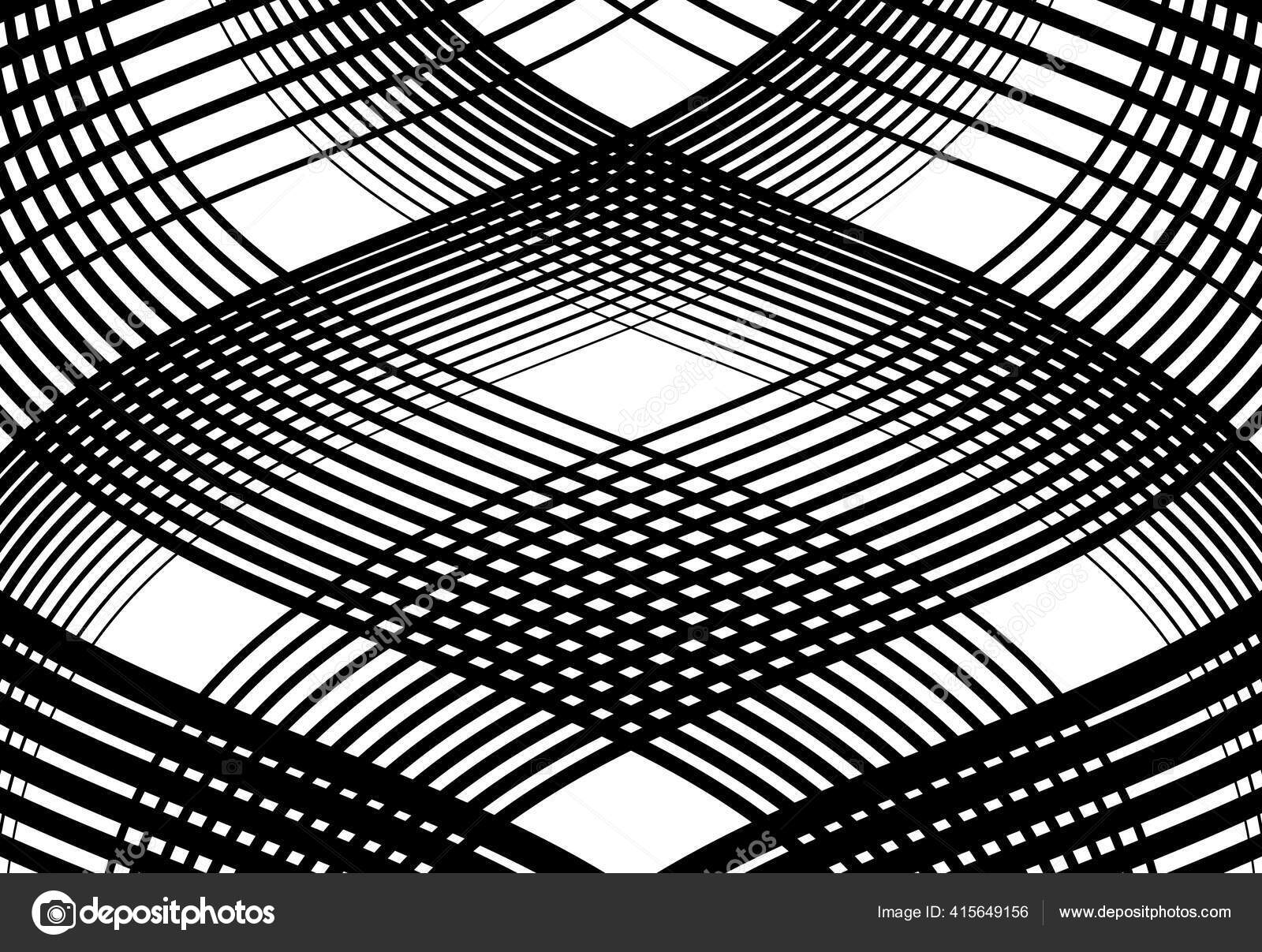 Wavy Billow Undulate Lines Reticulate Snake Skin Mesh Grid Abstract ...