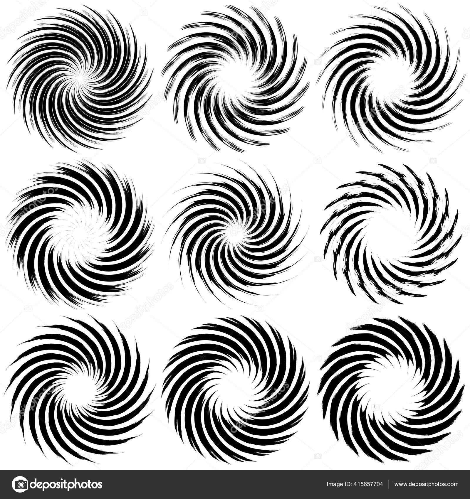 Spiral Helix Volute Vortex Shape Swirl Twirl Twist Rotation Vector ...