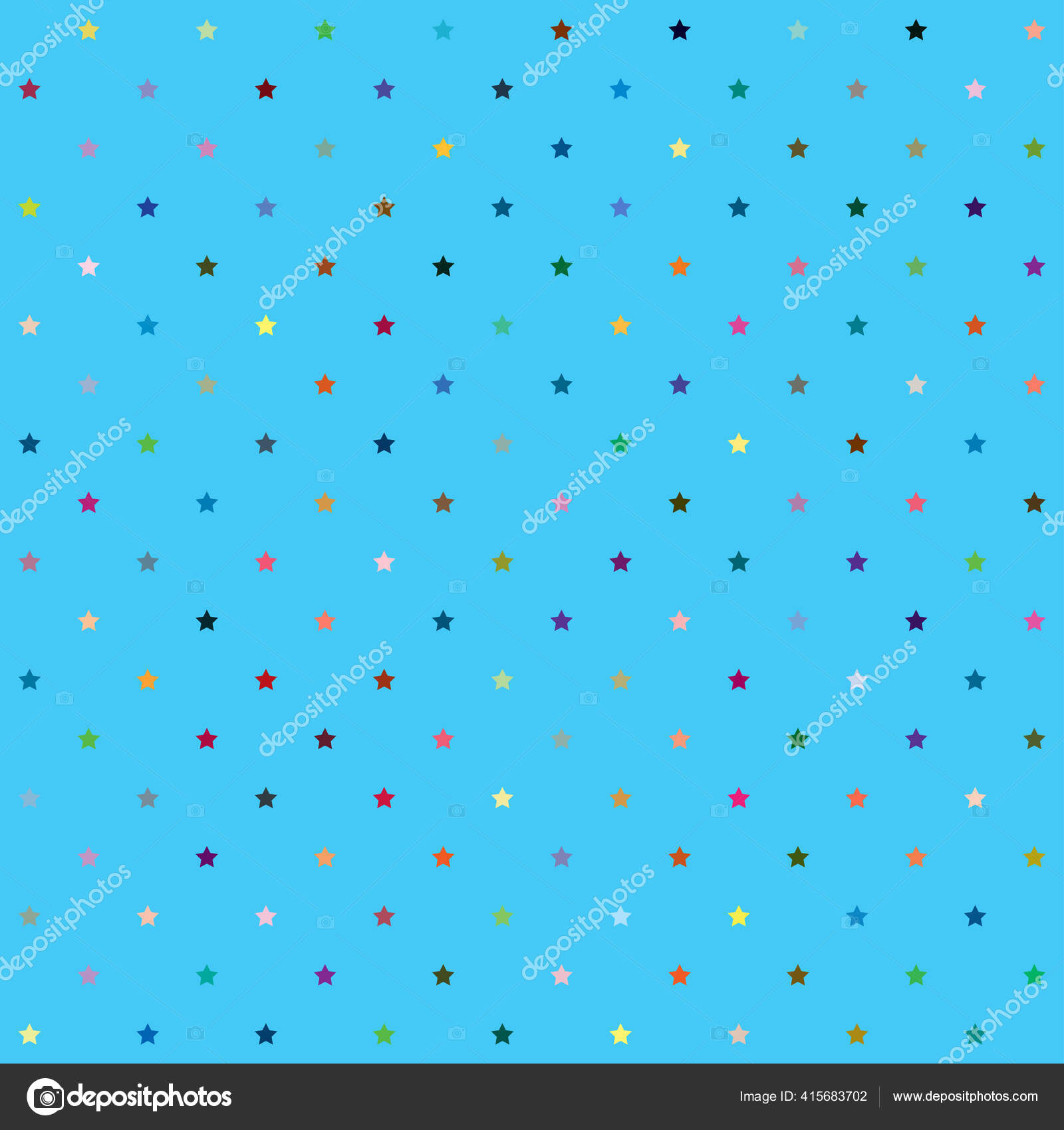 Repeatable Star Background Star Pattern Seamless Starry Wrapping Paper ...