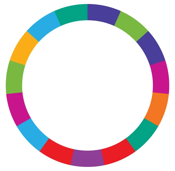 Círculo Segmentado Partes Diagrama Circular Plantilla Infografías ...