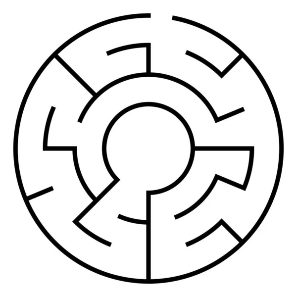 Solvable Maze Labyrinth Vector Ilustration Stock Vector by ©vectorguy ...