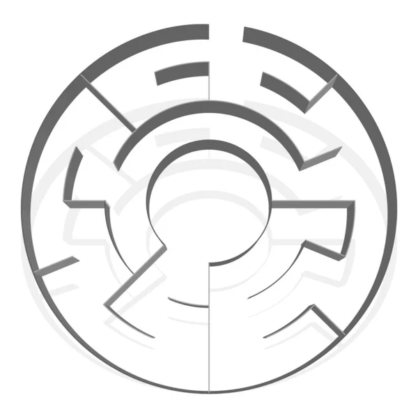 Solvable Maze Labyrinth Vector Ilustration Stock Vector by ©vectorguy ...