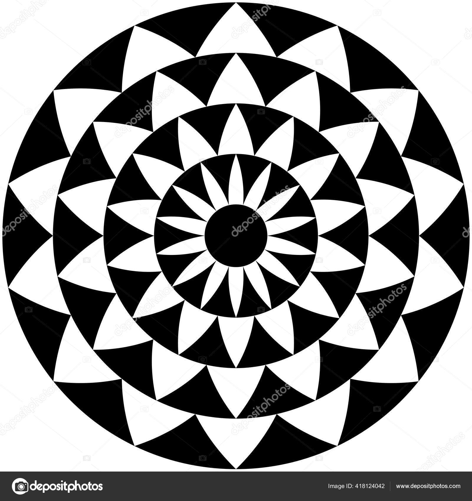 Radial Flower Design