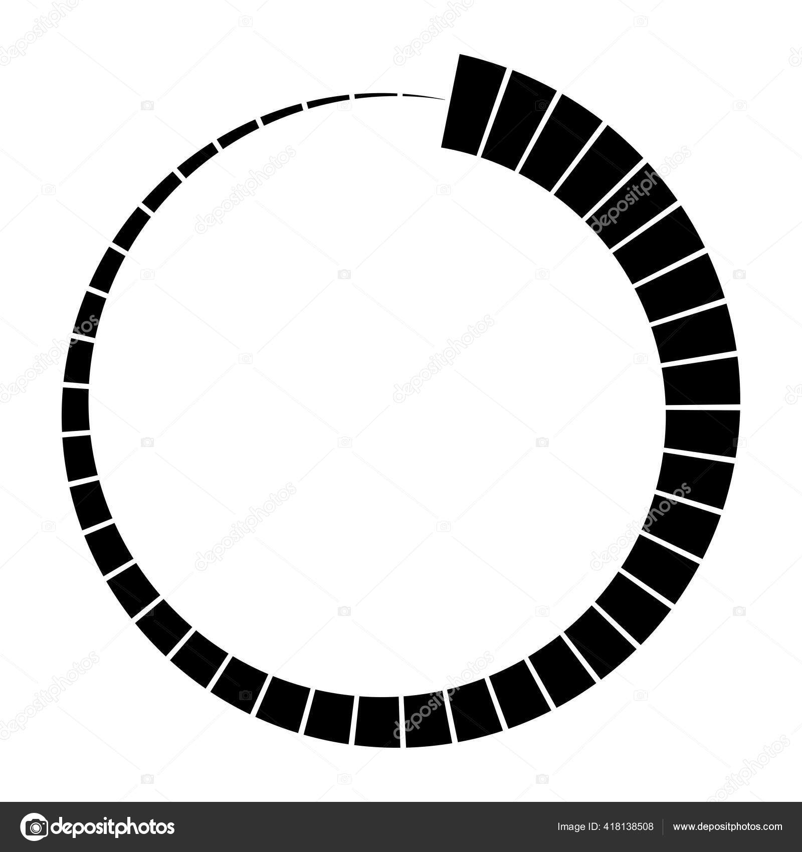 Circular Radial Radiating Lines Beams Rays Geometric Circle Vector ...