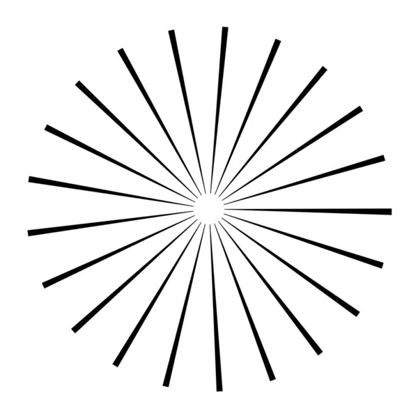 Radial Radiating Lines Beams Rays Random Lines Diverging Stock Vector ...