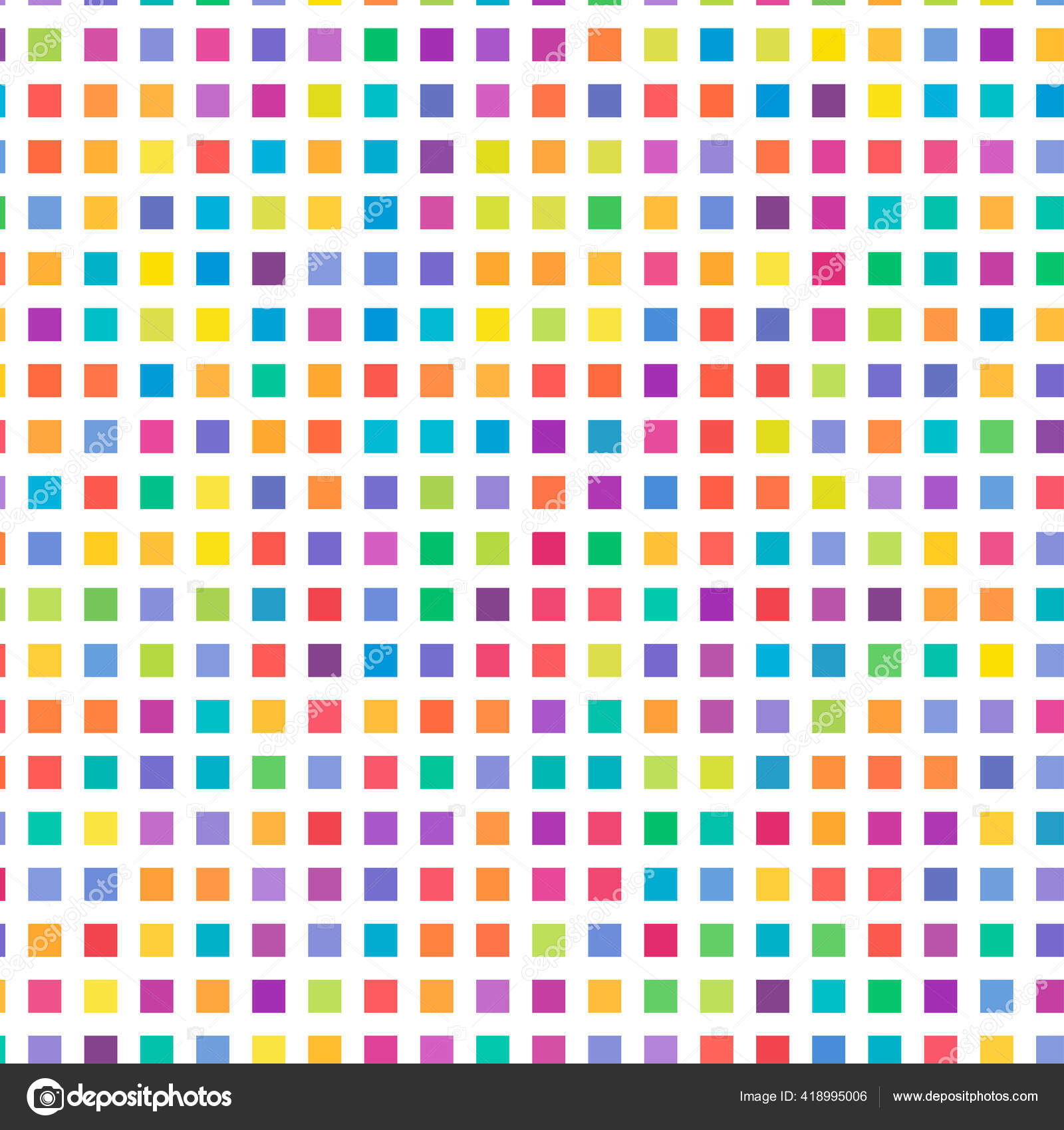 Simple Plain Colorful Squares Repeatable Seamless Background Pattern ...