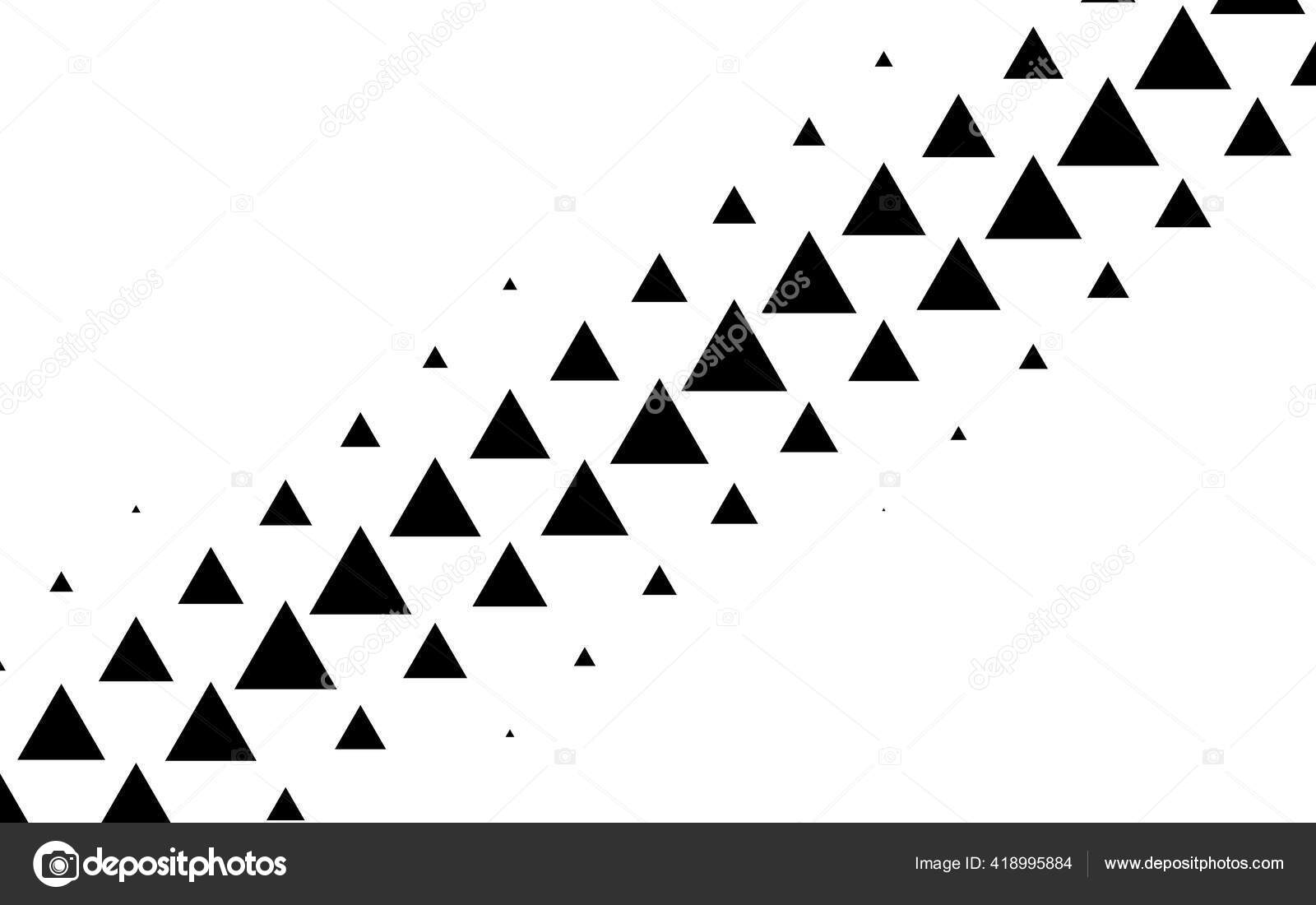 Triangles Halftone Vector Illustration Triangle Geometric Background ...
