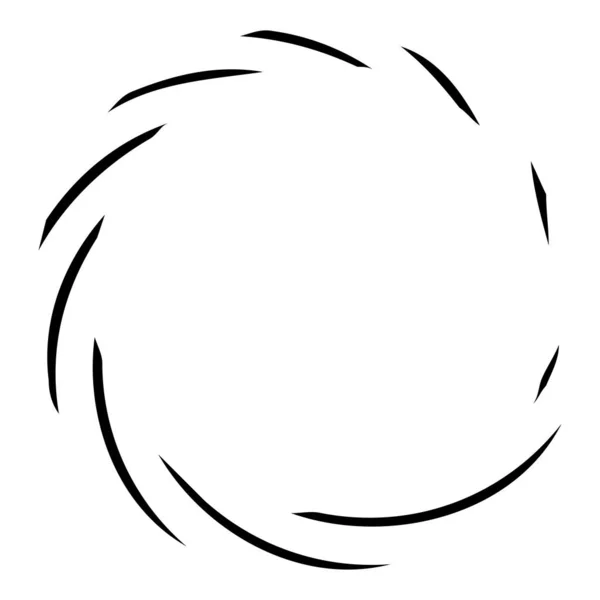 Spiral Twist Radial Swirl Twirl Circular Vector Illustration Revolve ...