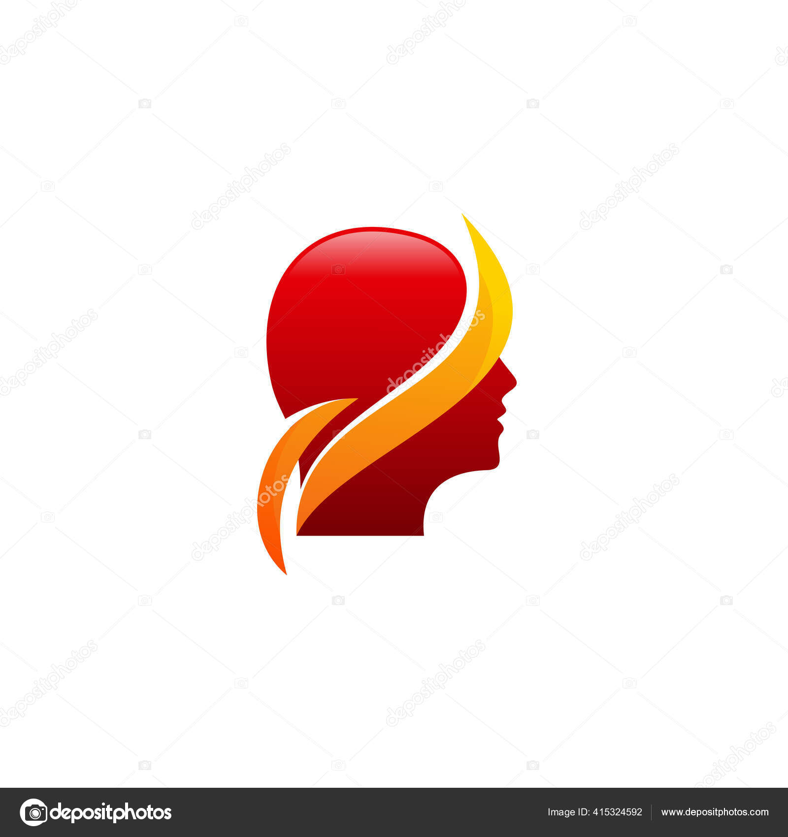 Modern Smart Mind Logo Designs Concept Vector Head Care Logo Stock ...
