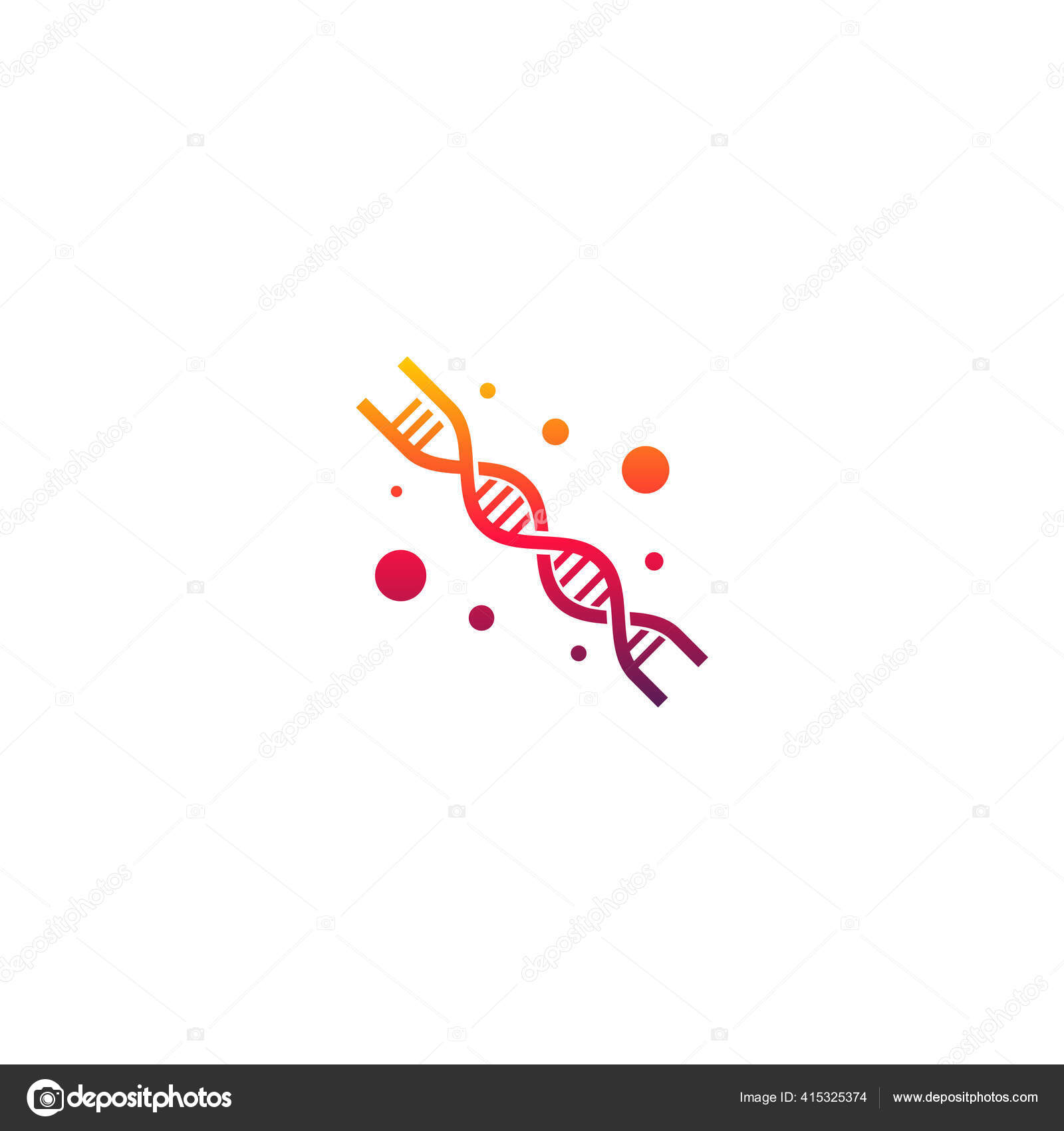 Dna Helix Logo Designs Template Modern Genetic Logo Symbol Logo Stock ...