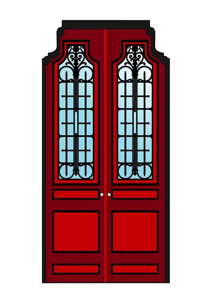 100,000 Red door drawing Vector Images | Depositphotos