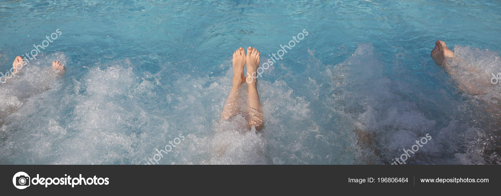 Many Feet Whirlpool Therapy Pool Spa — Stock Photo © ChiccoDodiFC ...