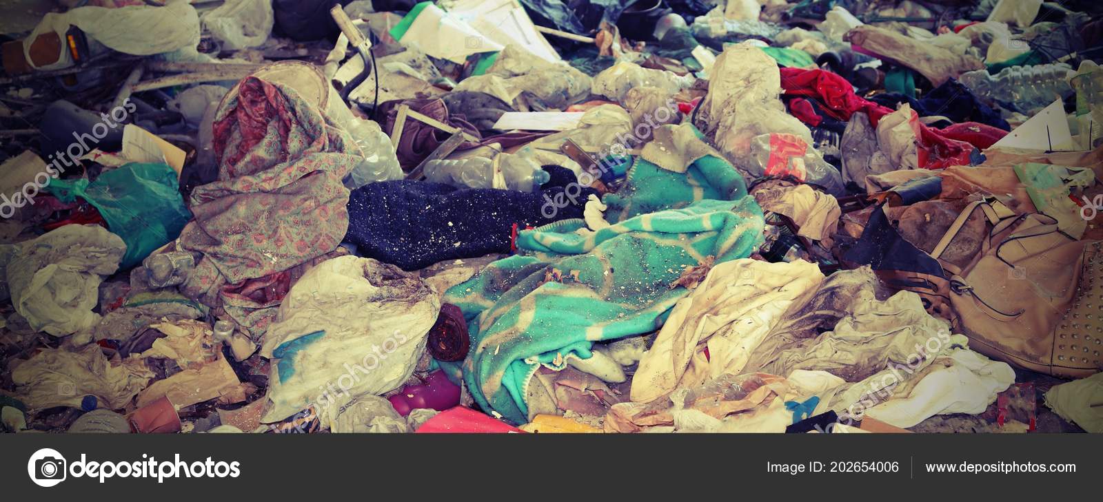 Messy Pile Old Broken Rags Located Street — Stock Photo © ChiccoDodiFC ...