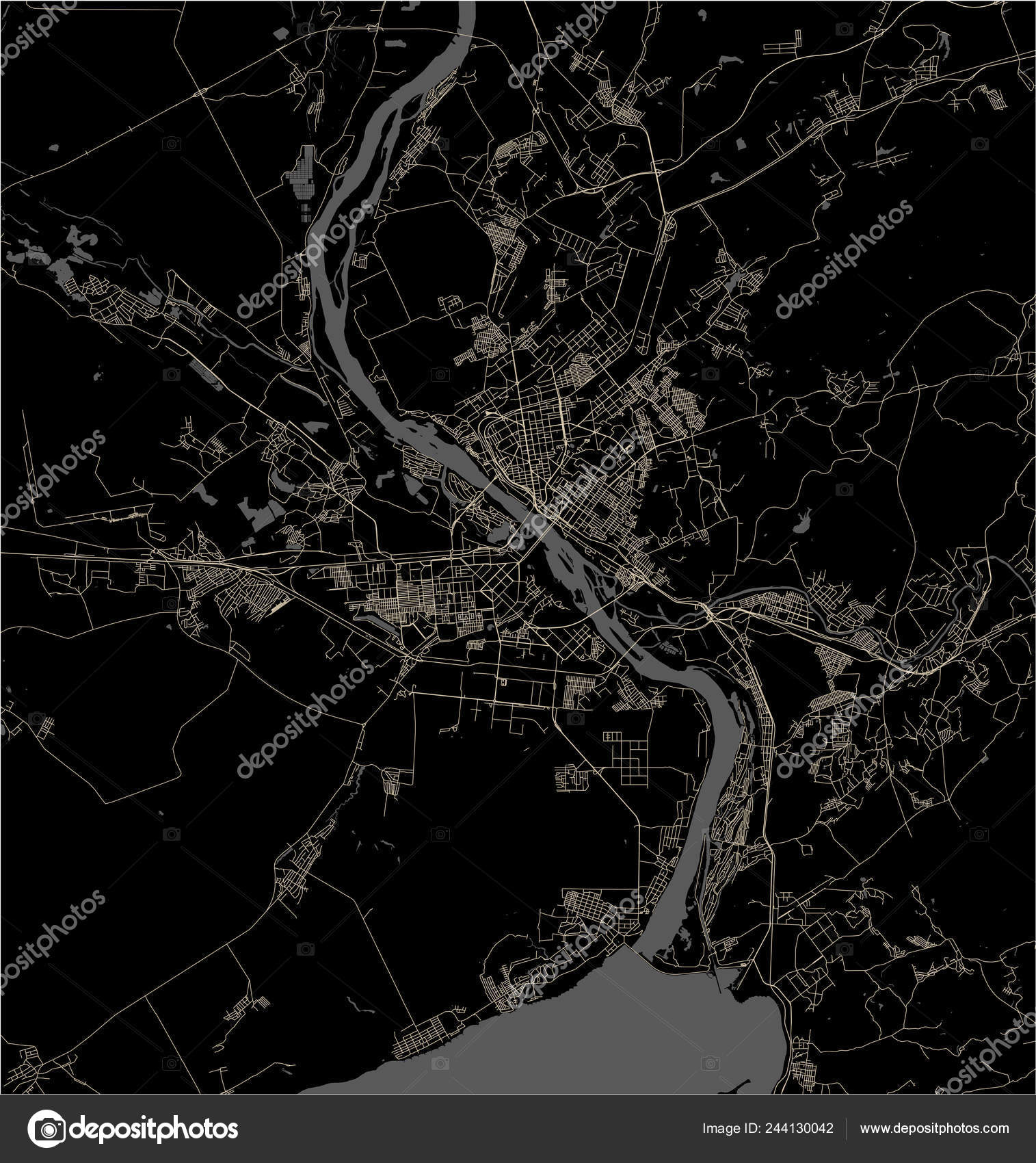 Novosibirsk Russia Map
