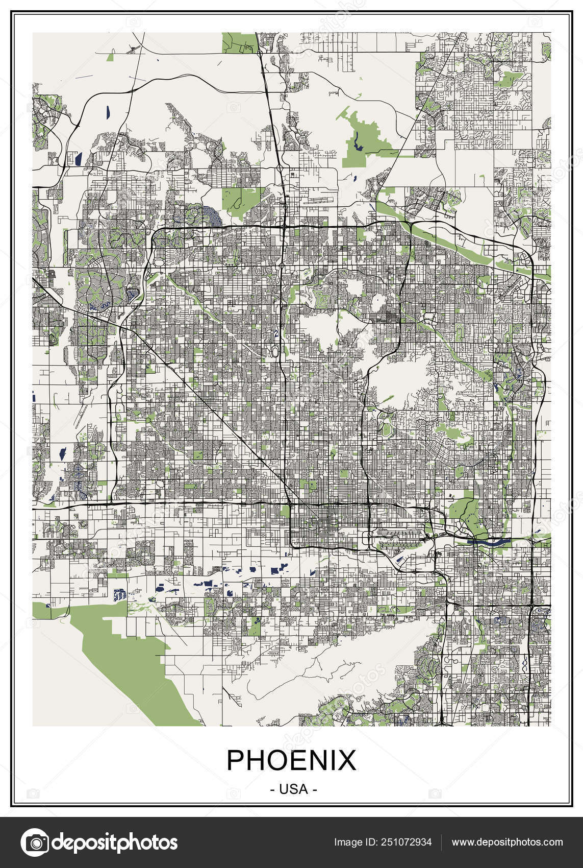 Mapa De Arizona Que Muestra Las Ciudades