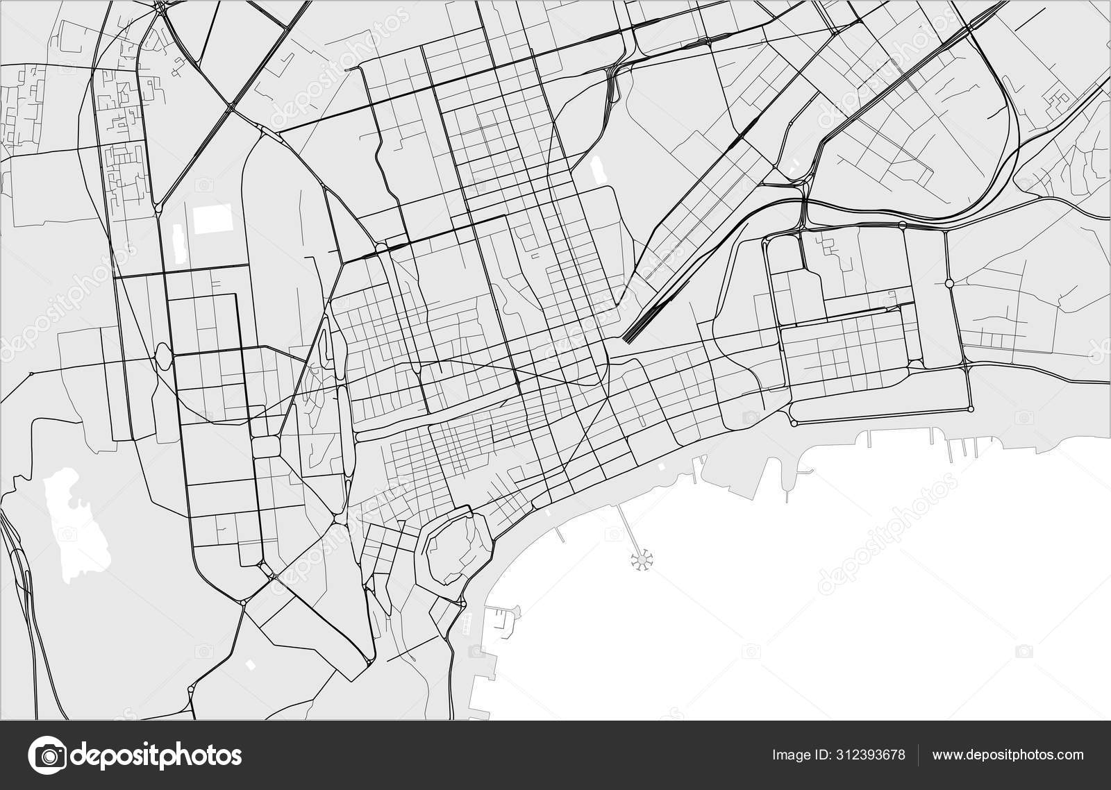 Map of the city of Baku, Azerbaijan Stock Vector Image by ©tish11 ...