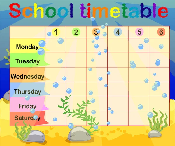 Sea schedule Vector Images | Depositphotos