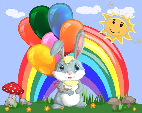Cartoon Rabbit Carrying Easter Egg Stock Vector Image by ©tigatelu ...